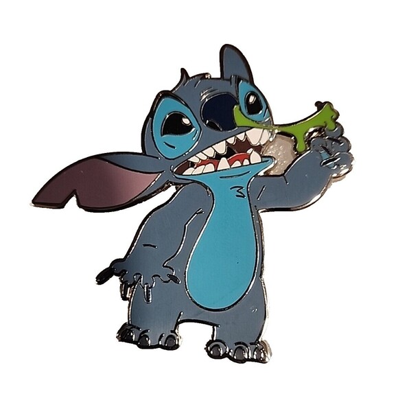 Disney | Jewelry | Disney Pin Stitch Green Slime Snot Disneyland Paris ...
